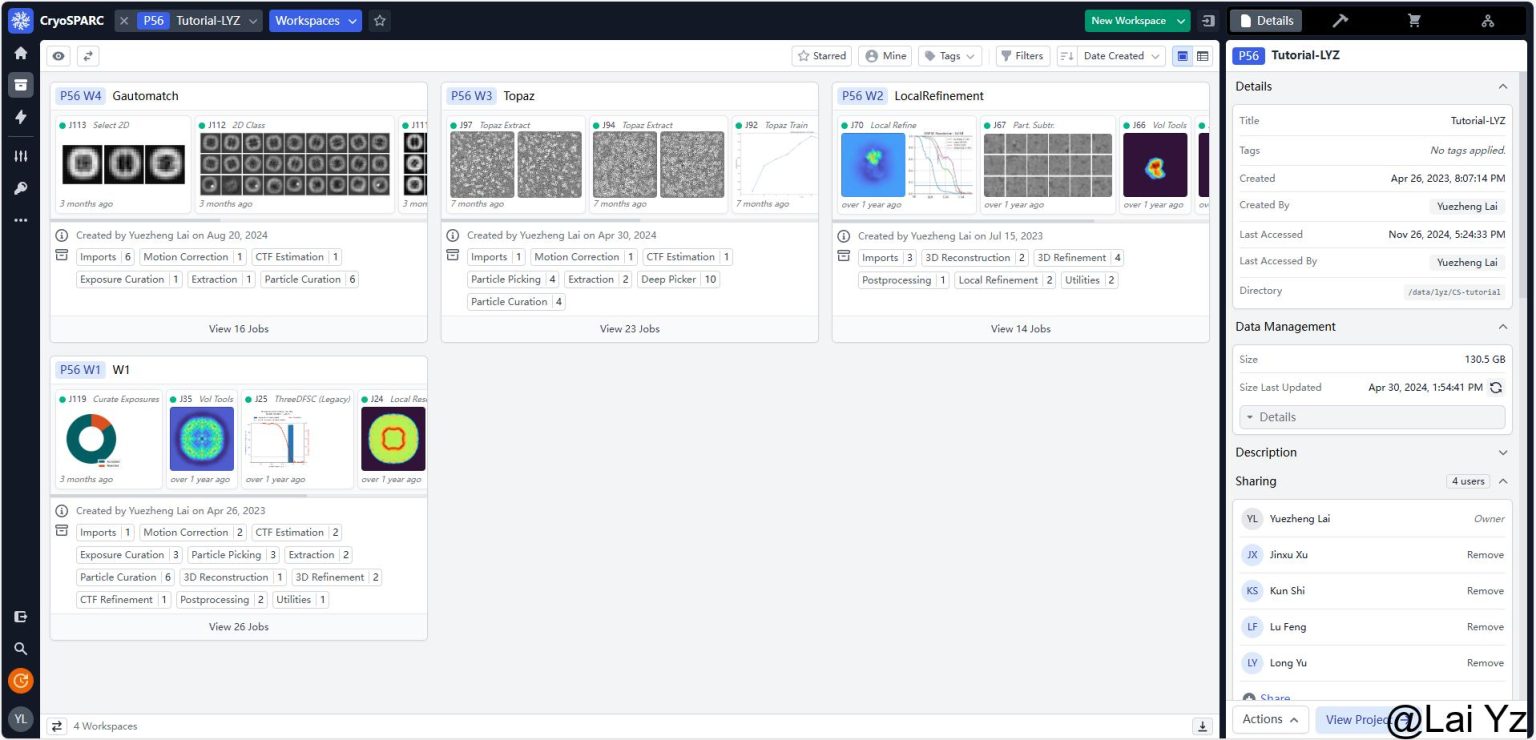 CryoSPARC教程 – Lai YZ